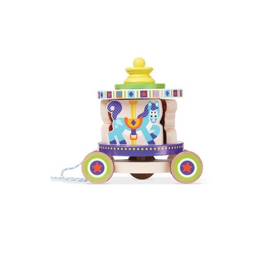 Melissa & Doug First Play - Carousel Pull Toy | Toy Warehouse SALE ...