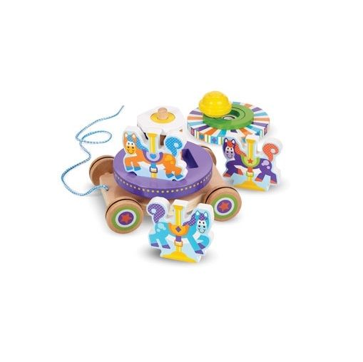 Melissa & Doug First Play - Carousel Pull Toy | Toy Warehouse SALE ...