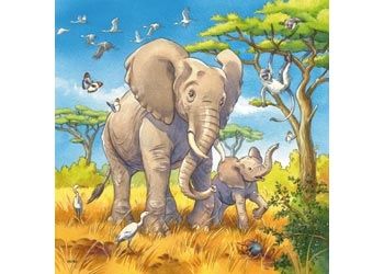 Ravensburger Wild Animals Puzzle 3x49pc | Ravensburger Childrens ...