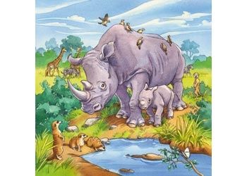 Ravensburger Wild Animals Puzzle 3x49pc | Ravensburger Childrens ...