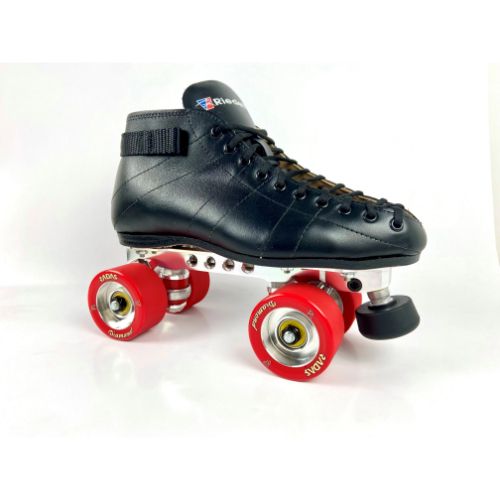 Riedell 595 Derby Oz Skate w Reactor Plate and Diamond Wheels | Roller ...