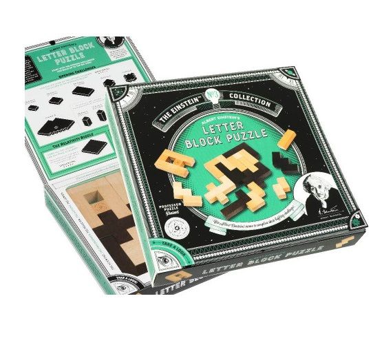Professor Puzzles EINSTEIN'S LETTER BLOCKS Puzzle | Toy Warehouse SALE ...